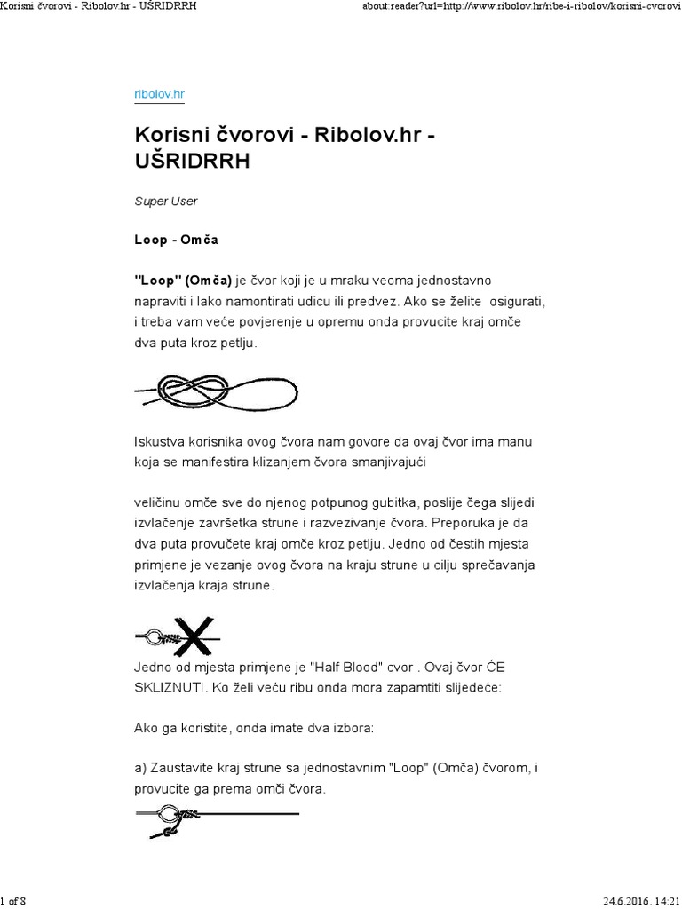 Korisni Čvorovi - Ribolov | PDF