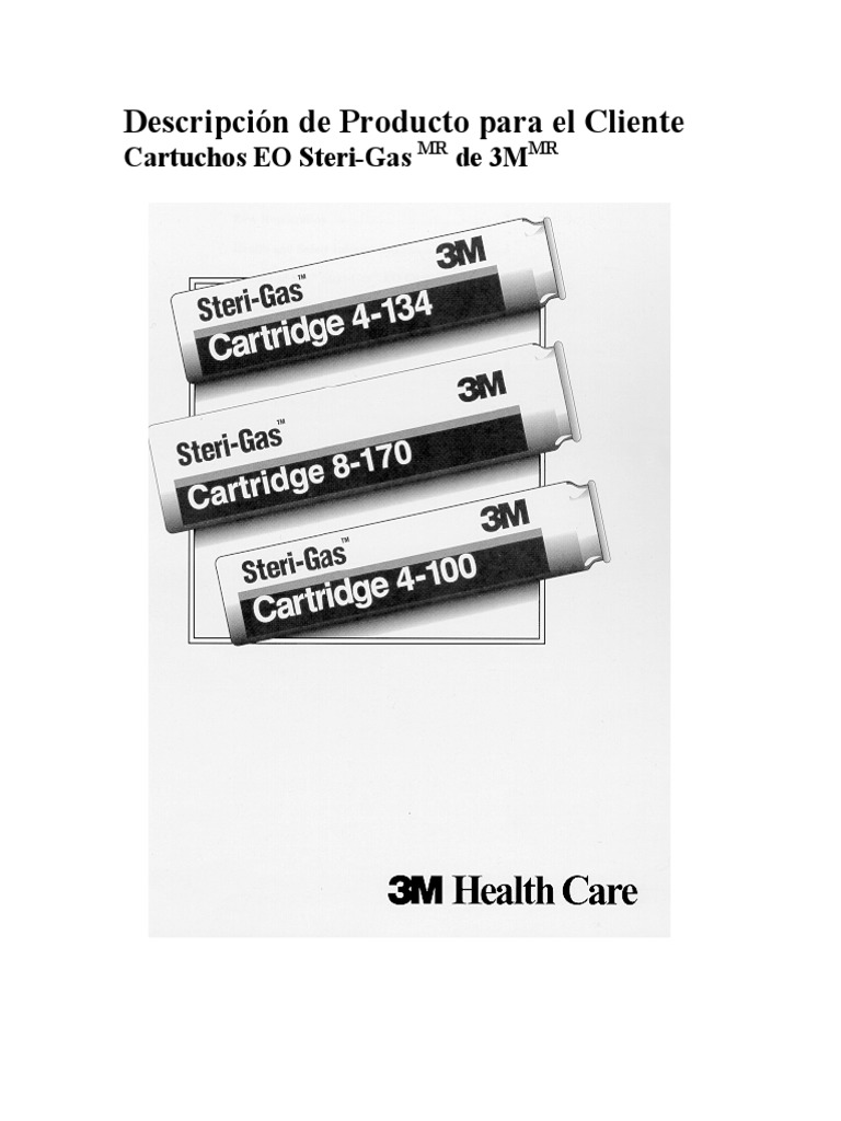 Hoja Dato Seguridad - Oxido de Etileno-Descripción-Catridge-Steri-Gas ...