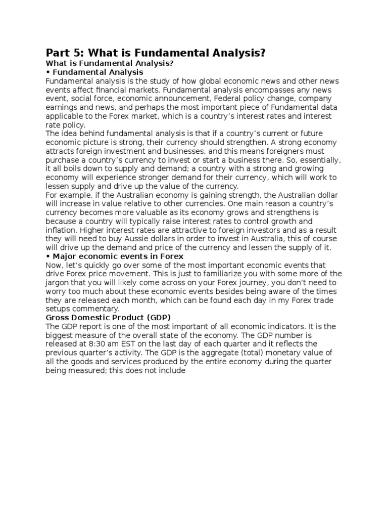 What Is Fundamental Analysis? - Fundamental Analysis | PDF | Foreign ...