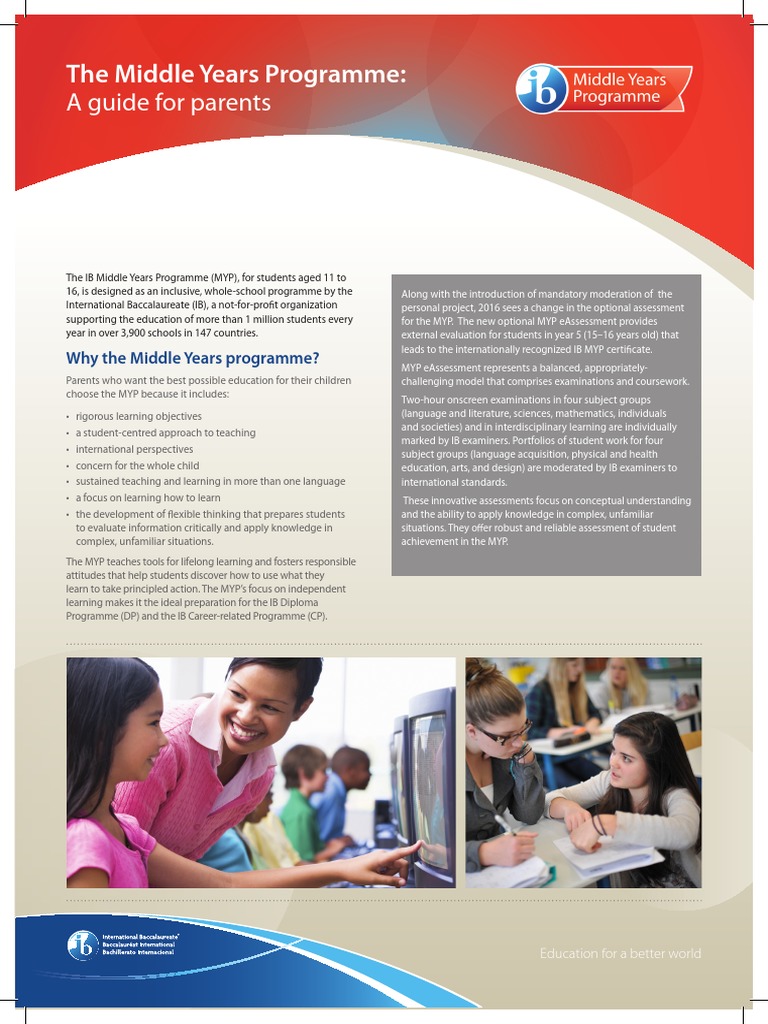 1503 Myp Factsheet For Parents | PDF | Educational Assessment ...