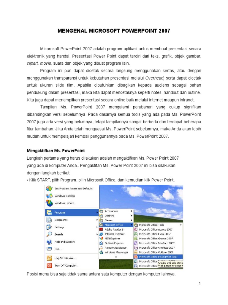 Modul Powerpoint | PDF