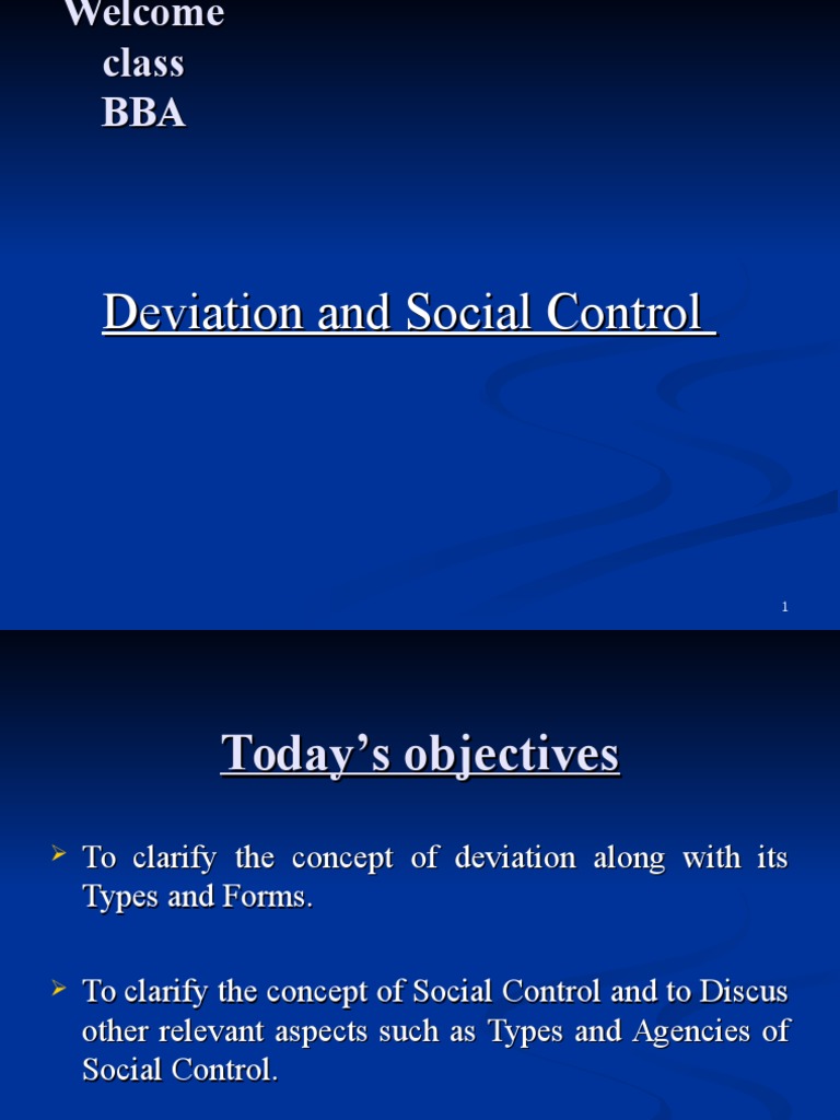 Social Deviation | Download Free PDF | Deviance (Sociology) | Norm (Social)