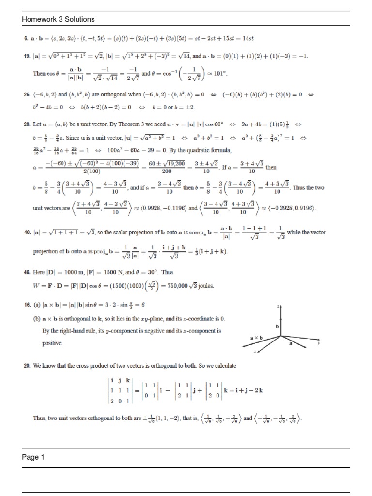 Homework 3 Solutions Pdf