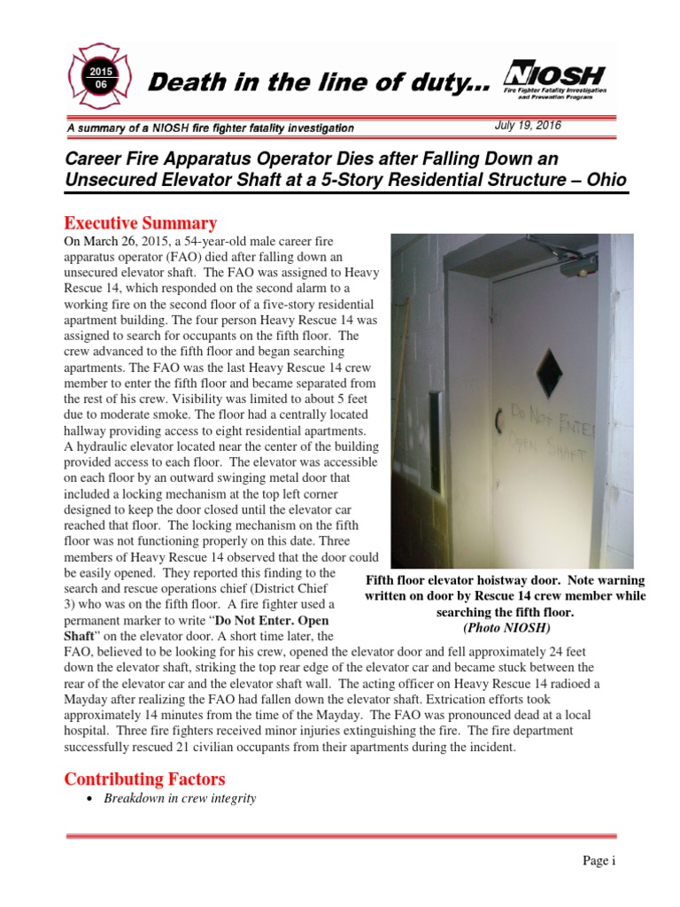 NIOSH Report On Daryl Gordon | PDF