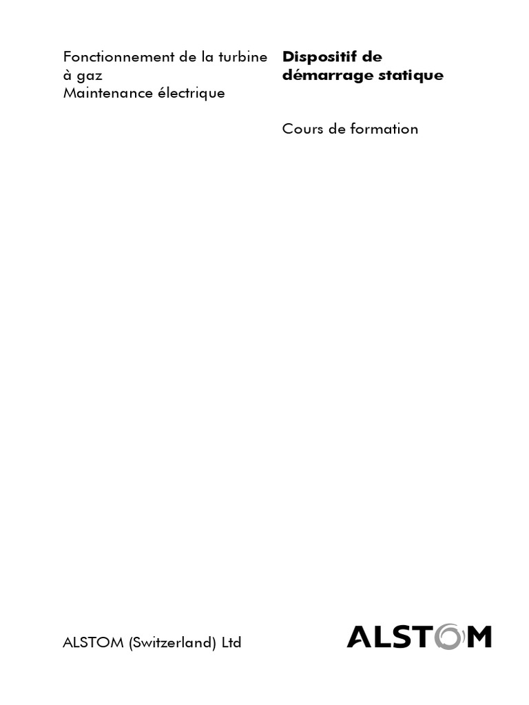 Dispositif de Démarrage Statique | PDF | Redresseur | Puissance (physique)