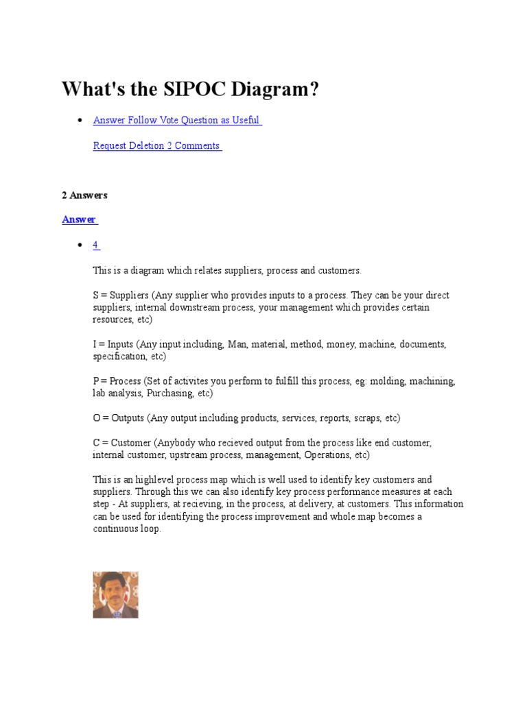 Sipoc | PDF | Supply Chain | Quality Management