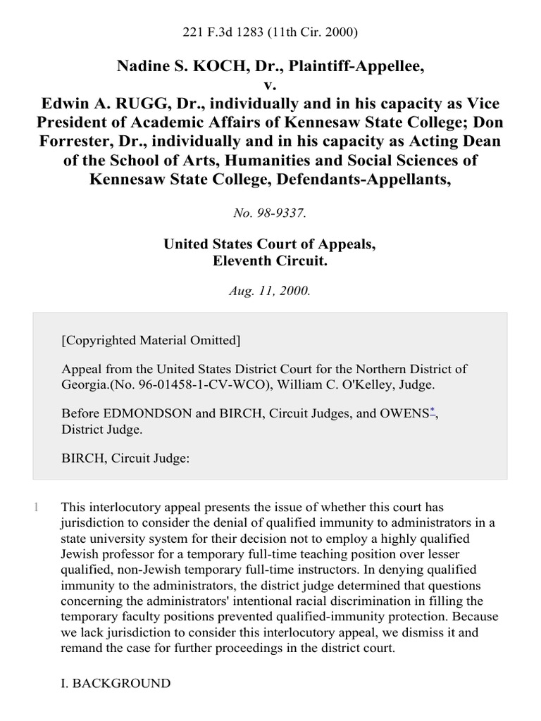 United States Court of Appeals, Eleventh Circuit | PDF | Interlocutory ...
