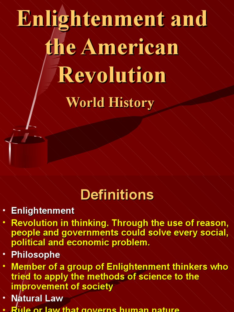Enlightenment's Impact on American Revolution | PDF | Age Of ...