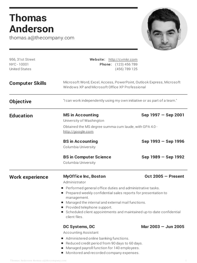 Headline CV | PDF