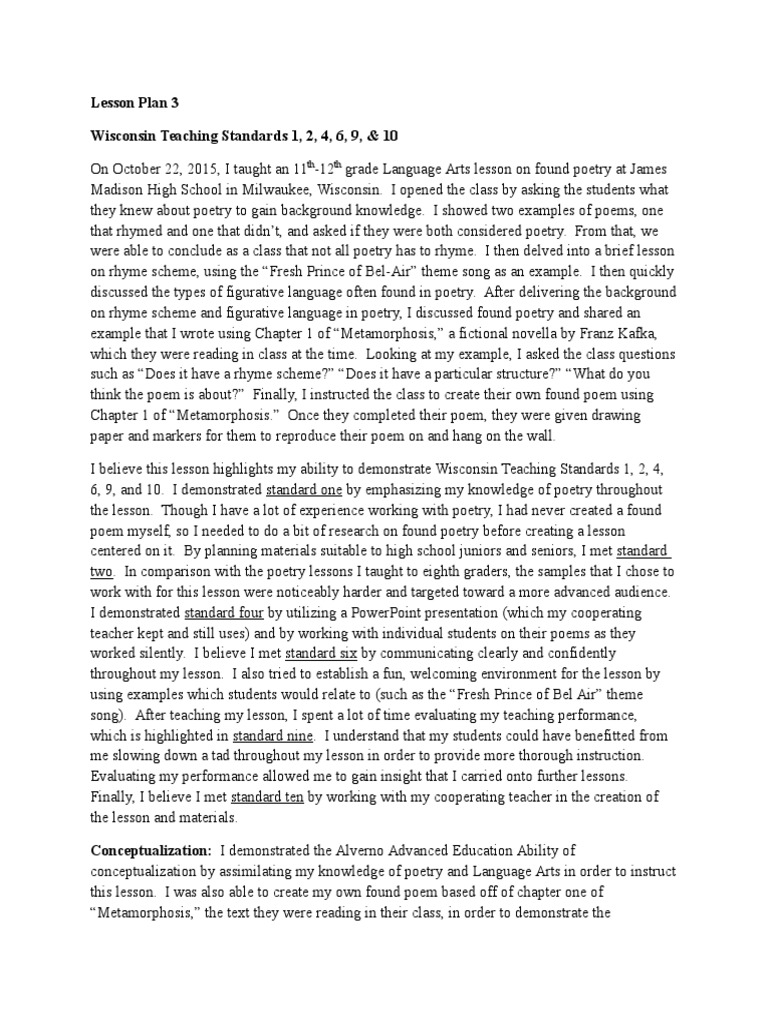 lp 3 rationale | Poetry | Rhyme | Free 30-day Trial | Scribd