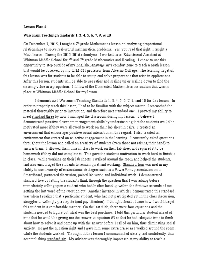 LP 4 Rationale | PDF | Educational Psychology | Quality Of Life