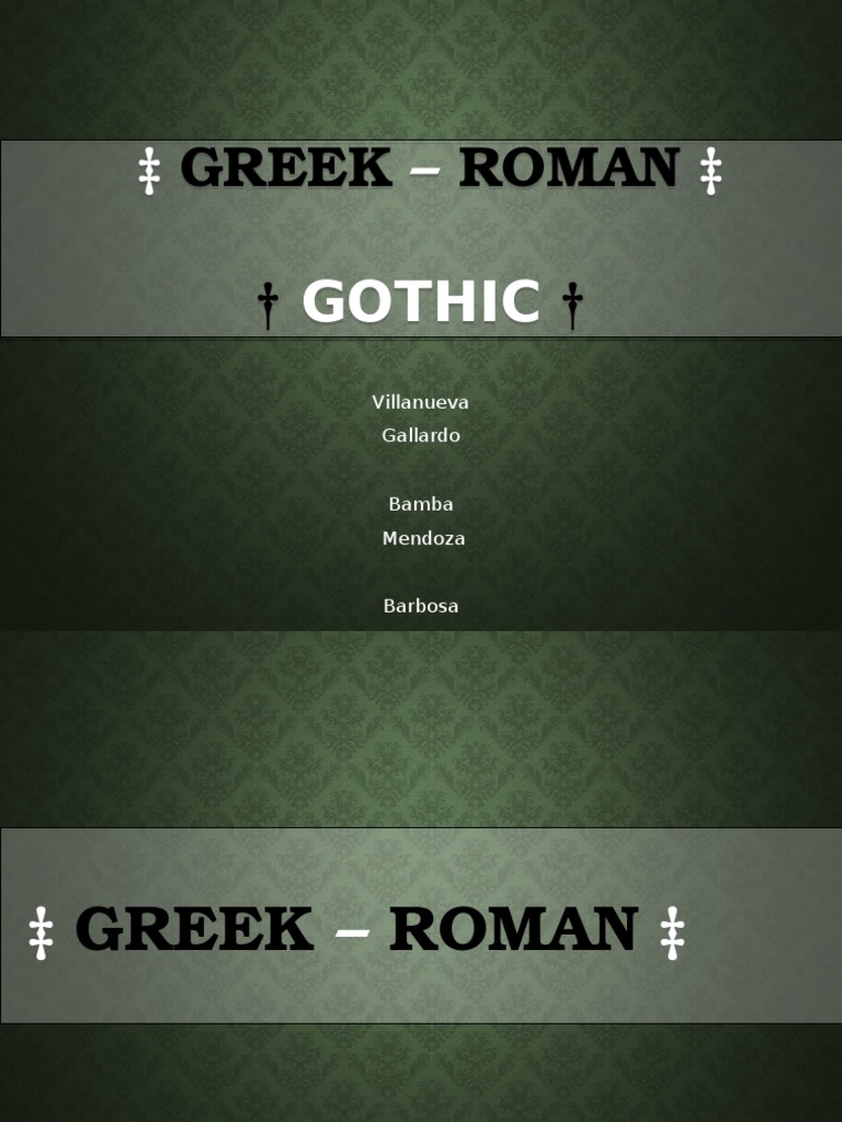 Greek Roman Gothic Architecture | PDF | Sculpture | Gothic Architecture