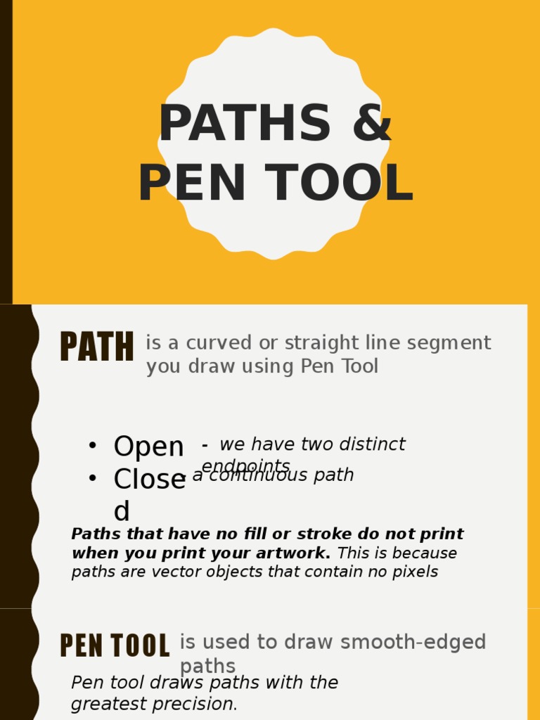 Paths & Pen Tool | PDF