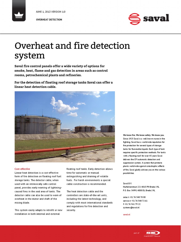 Saval - Overheat and Fire Detection System | PDF | Sensor | Electrical ...