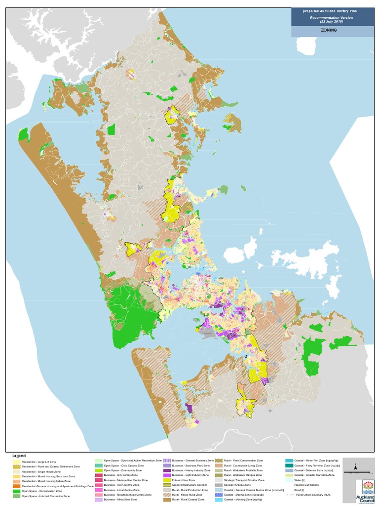 Auckland Unitary Plan Zoning Overview | PDF