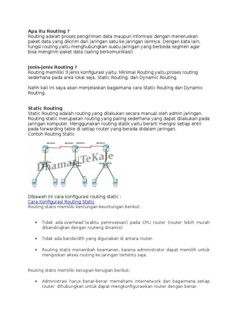Apa Itu Routing | PDF