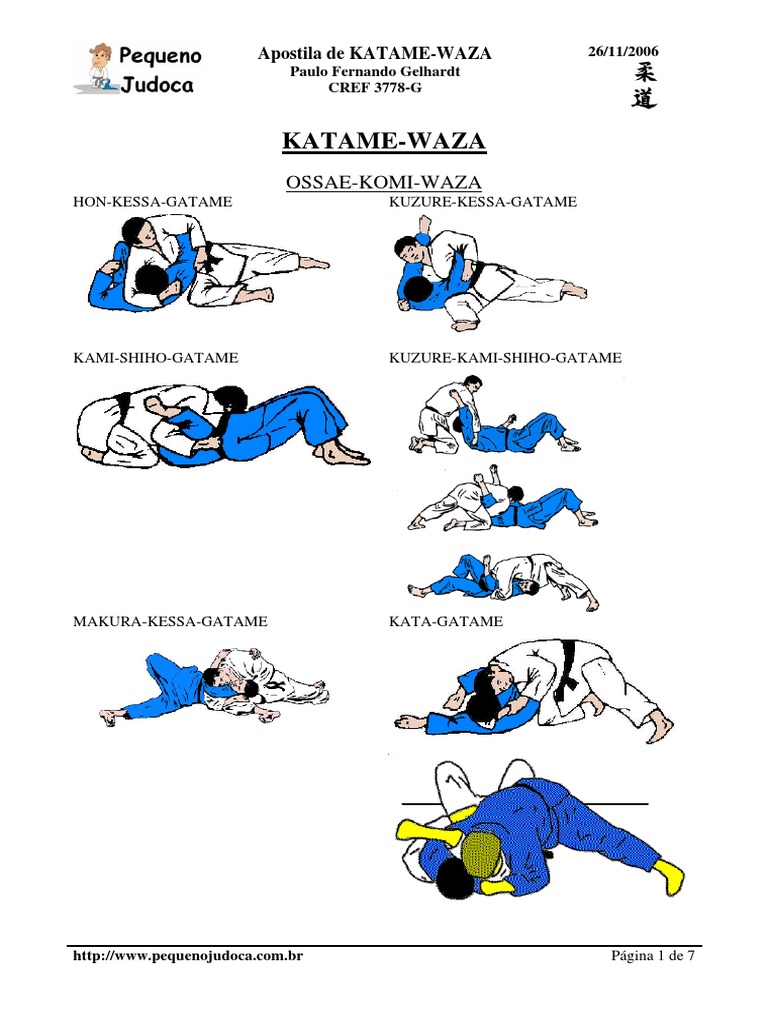 Apostila de Katame-Waza | PDF
