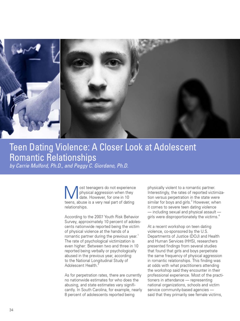 Teen Dating Violence: A Closer Look at Adolescent Romantic ...