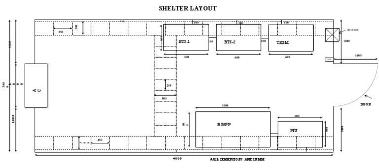 Shelter Layout and Dimensions Guide | PDF