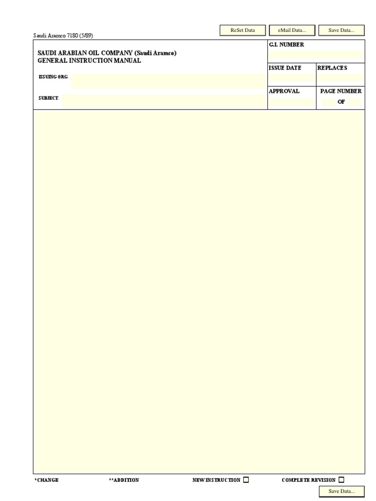 Saudi Aramco General Instruction Manual | PDF | Finance & Money ...