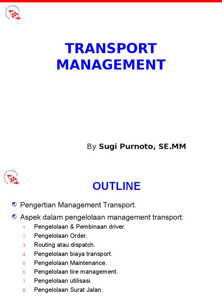 Transport Management Training | PDF