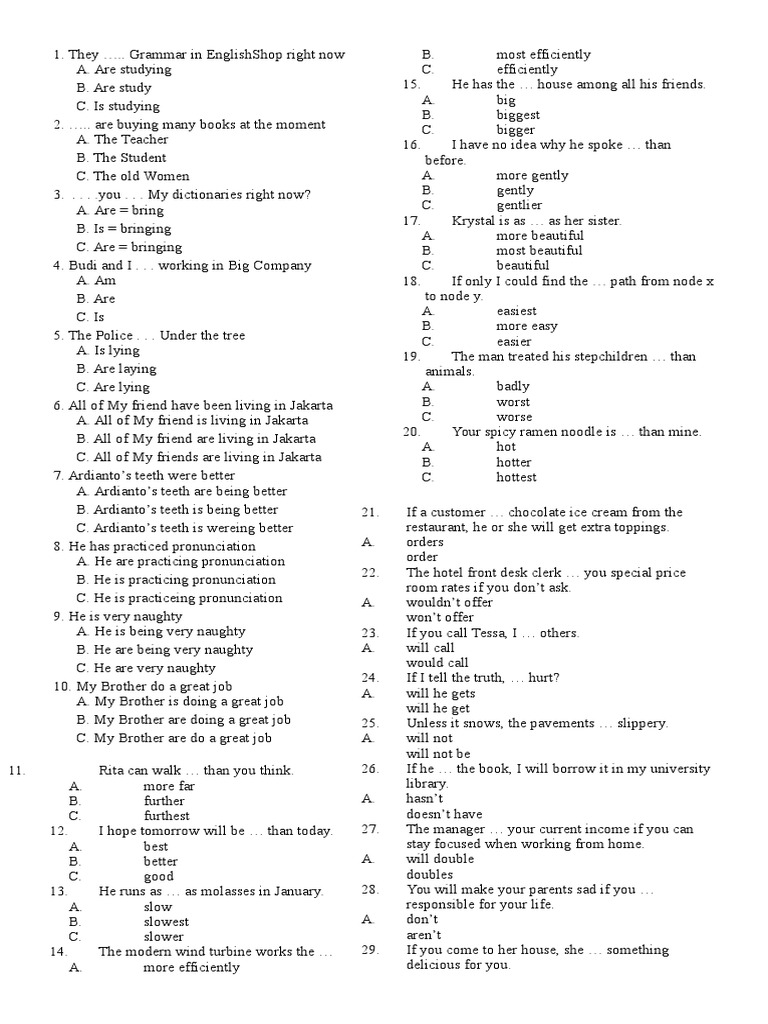 Present Continuous Tense | PDF | Verb | Syntactic Relationships