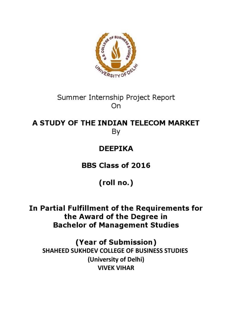 1st Page Sample Format | PDF