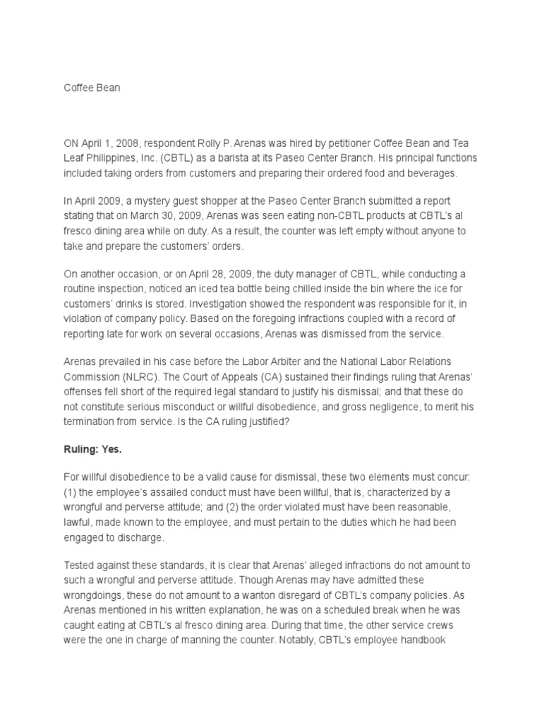 Coffee Bean | PDF | Virtue | Government Information