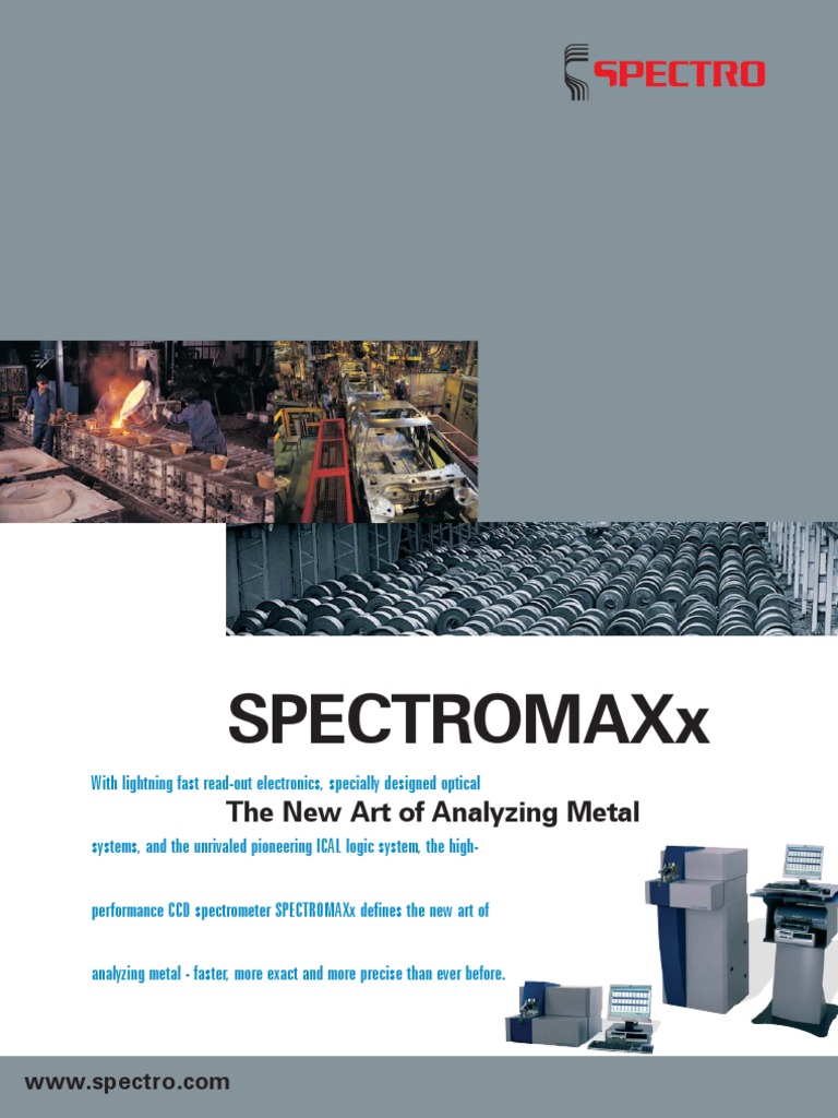 Spectromaxx: The New Art of Analyzing Metal | PDF | Optics | Software