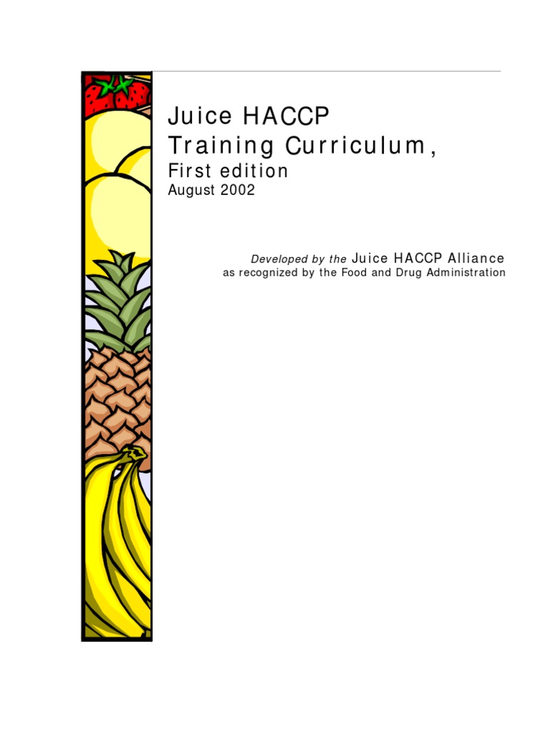 bb2 - Juicehaccpfirstedition PDF | PDF | Hazard Analysis And Critical ...