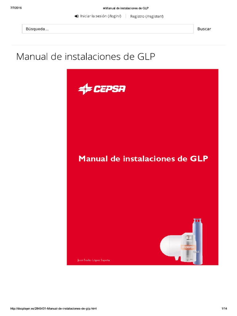 Manual de Instalaciones de GLP | PDF