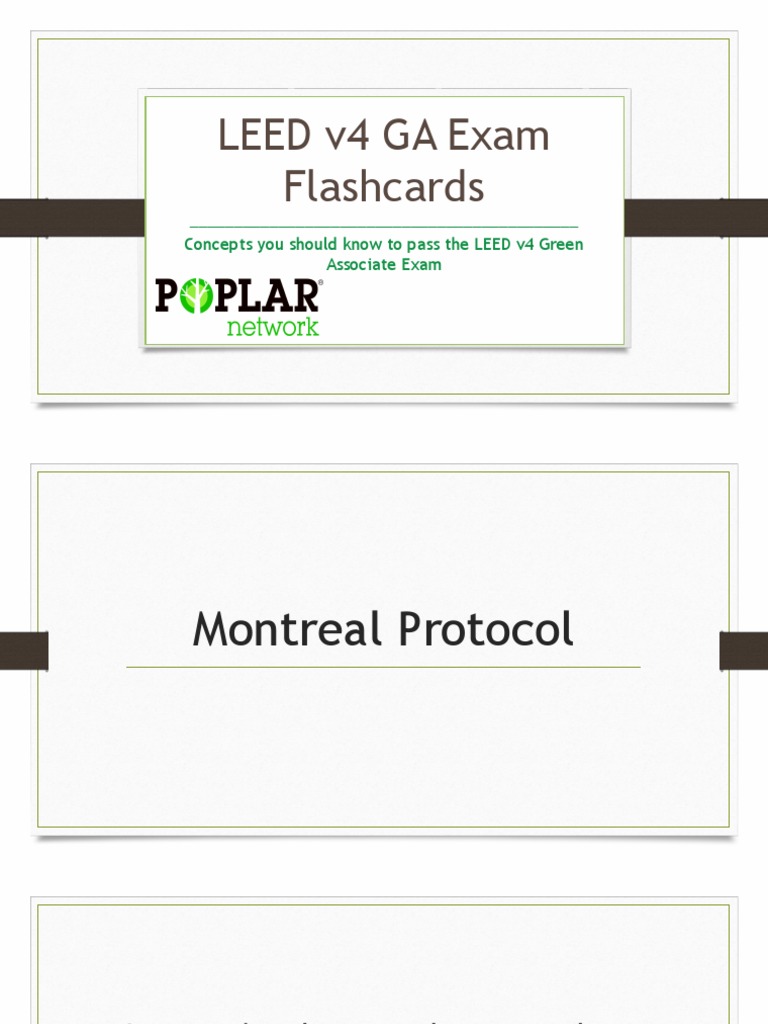 LEED v4 GA Exam Flashcards | PDF