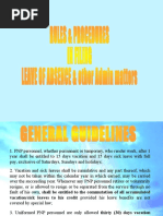 Leave Benefits of PNP Personnel | PDF | Sick Leave | Parental Leave