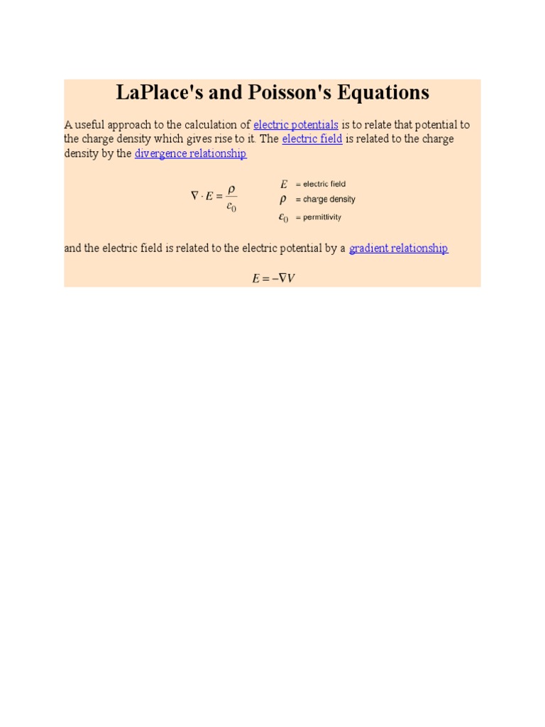 Laplace Equation | PDF