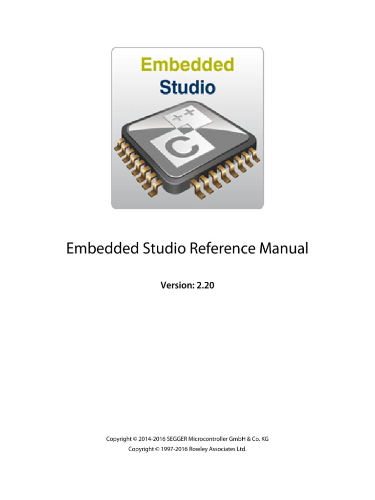 Segger Embedded Studio Manual | PDF | Version Control | Command Line ...