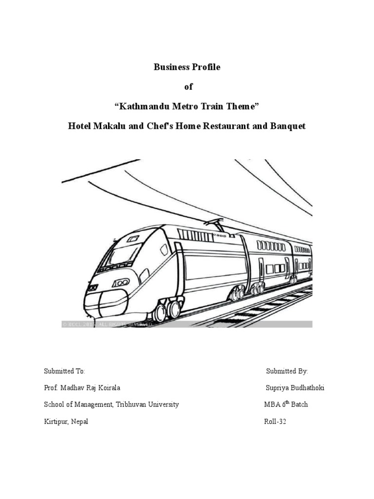 Business Profile of Resturants | PDF | Restaurants | Menu