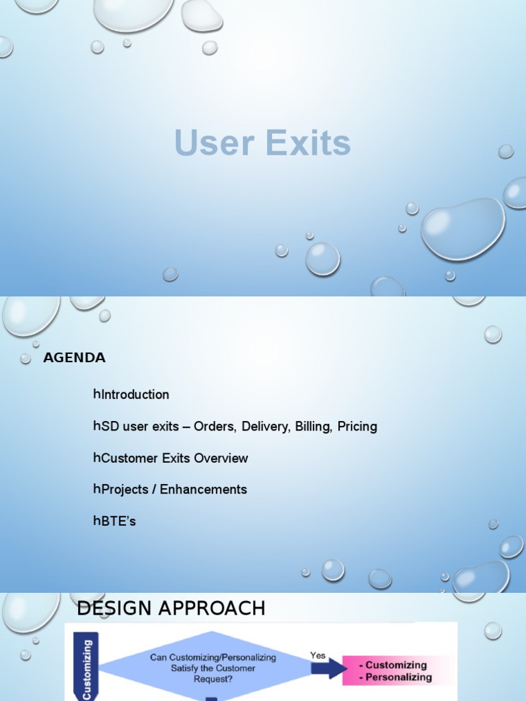 User Customer Exits | PDF | Modular Programming | Subroutine