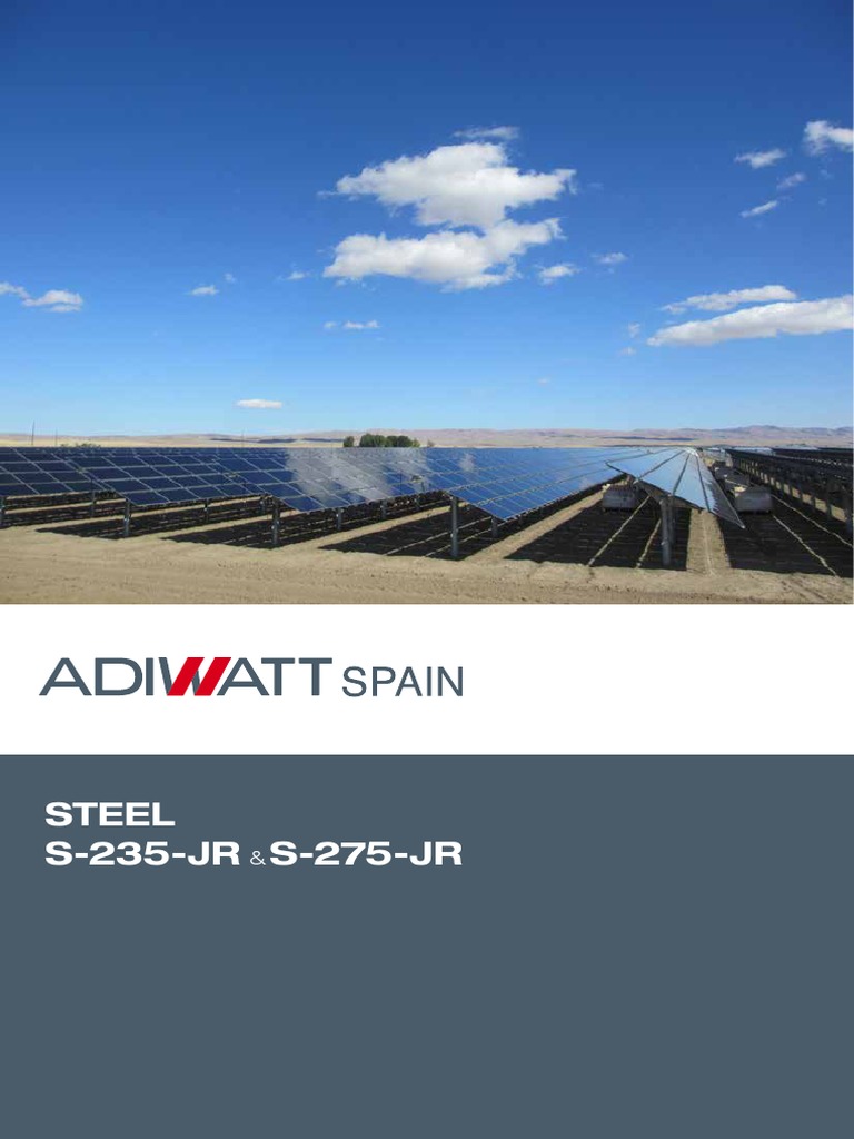 Adiwatt Structure Champs PDF | PDF | Photovoltaics | Galvanization