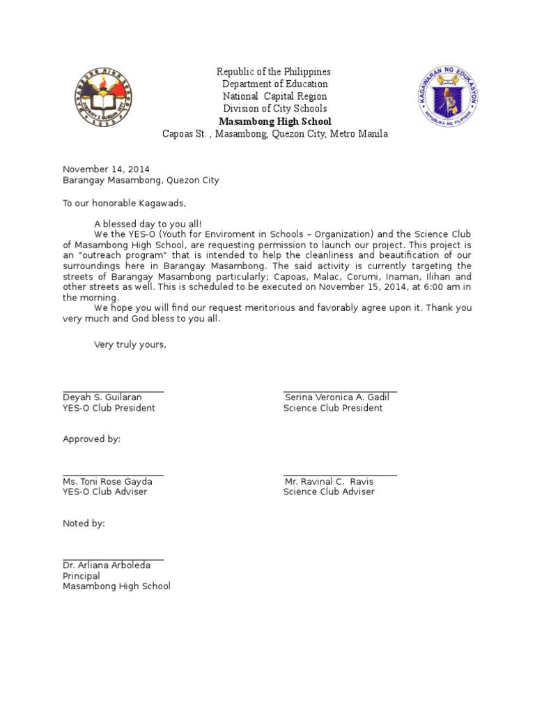 Generic Letter With Letter Head Template | PDF | Wellness