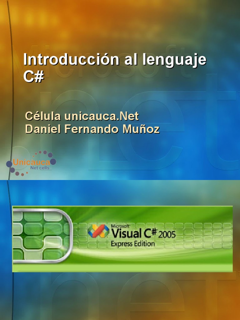 PresentaciónC# Sistemas Uni | PDF | Flujo de control | C Sharp ...