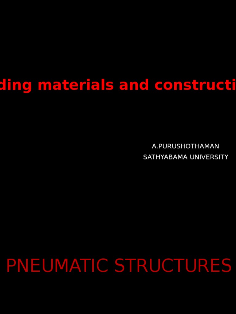 Pneumatic Structures - Building Construction | PDF | Polyester | Fiberglass