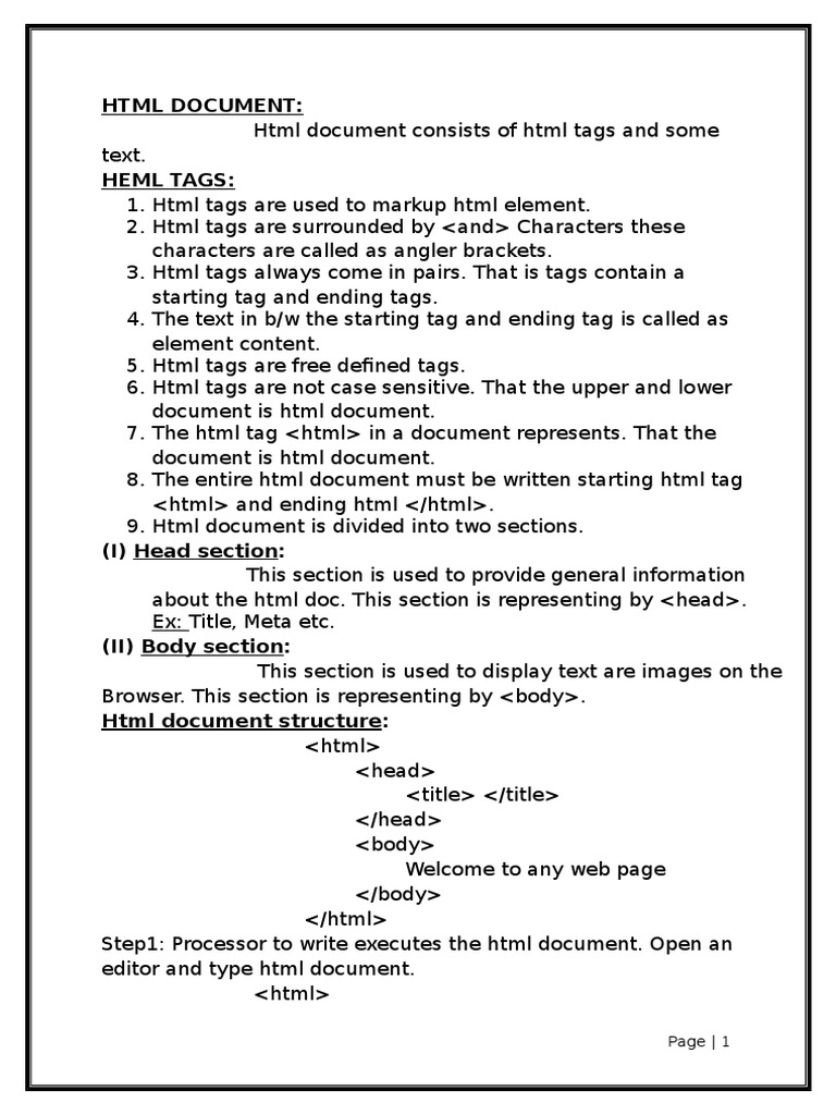 HTML XML JavaScript | PDF | Html Element | Html