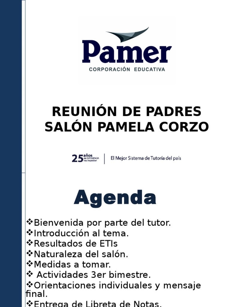 Power Reunión de Padres SEGUNDO BIMESTRE | PDF | Cognición | Aprendizaje