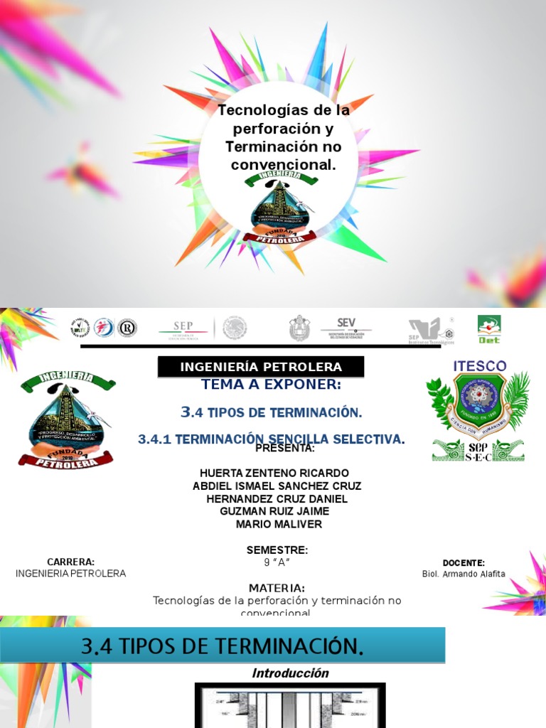 Tipos de Terminaciones y Terminación Sencilla Selectiva | PDF