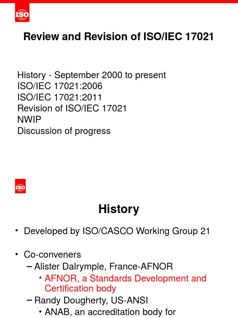 Presentation On Main Changes To Iso Iec 17021-1 | PDF | International ...