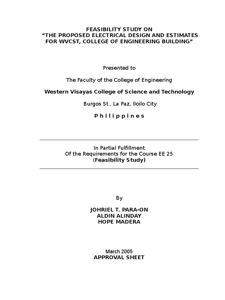 Proposed Electrical Project | PDF | Electrical Wiring | Engineering