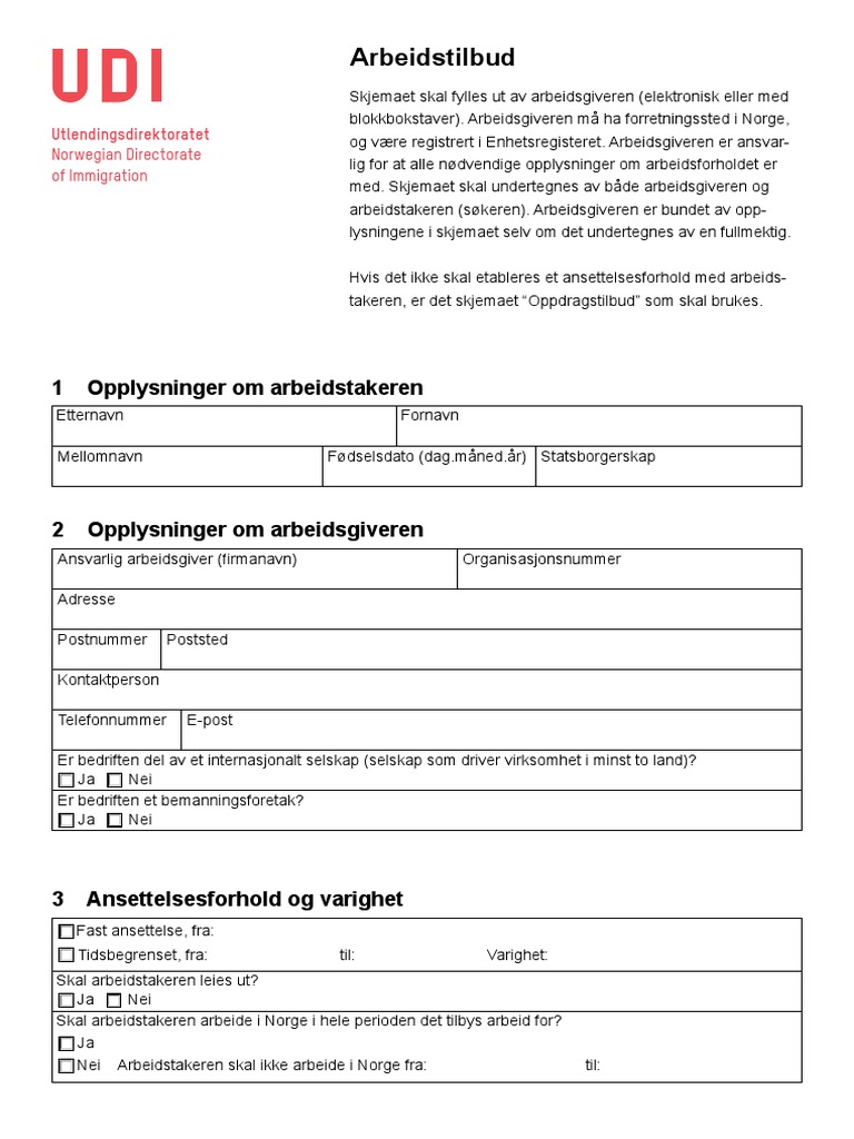 Arbeidstilbud B | PDF