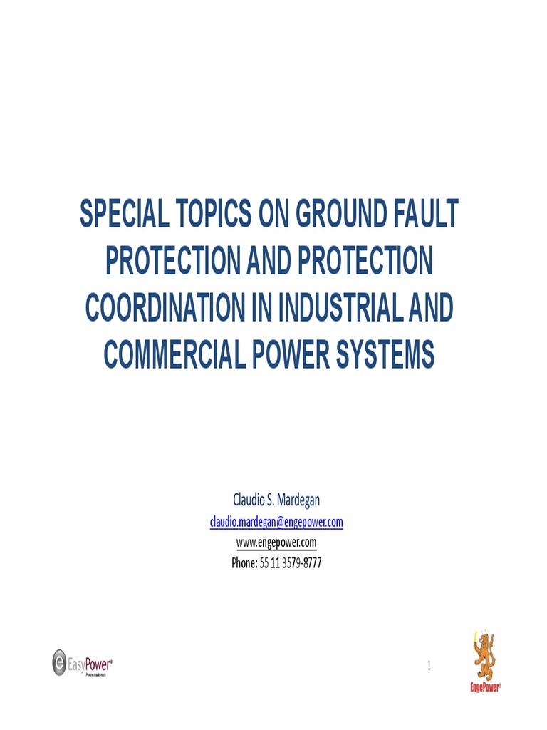 Ground Fault Protection Overview | PDF | Electric Power System | Relay