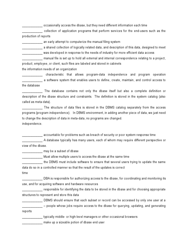 Database Management Essentials | PDF | Databases | Computer Program