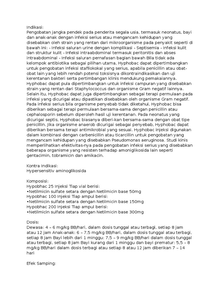 Contoh Brosur Obat | PDF